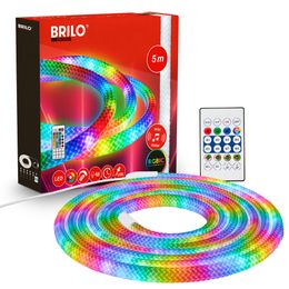 Brilo RGBIC-LED-Streifen 5 m 8 W