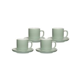 Ritzenhoff & Breker Ritzenhoff & Breker Espressotassen mit Untertassen Jasper 100 ml 4er Set