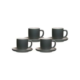 Ritzenhoff & Breker Ritzenhoff & Breker Espressotassen mit Untertassen Jasper 100 ml 4er Set