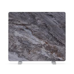 Klarstein MarmoHeat Infrarot-Panel 420 W 6 - 12 m&sup2; Marmor-Design 70 cm x 63 cm black_marble 420_watt