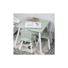 Kesper 1 Kindertisch mit 2 St&uuml;hlen - versch. Ausf&uuml;hrungen - Mint