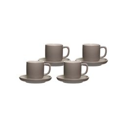 Ritzenhoff & Breker Ritzenhoff & Breker Espressotassen mit Untertassen Jasper 100 ml 4er Set