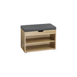 Kesper Schuhschrank mit Sitzkissen versch. Ausf&uuml;hrungen - Holzoptik