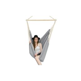 AMANKA XXL H&auml;ngesessel 185x130cm H&auml;ngestuhl 2 Personen H&auml;ngesitz bis 150kg Baumwolle H&auml;ngematte 360&deg; Swifel