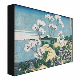 Bilderwelten Akustik-Wechselbild Katsushika Hokusai - Der Fuji von Gotenyama