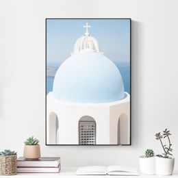 Akustik-Wechselbild Santorini Kirche