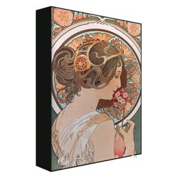 Bilderwelten Akustik-Wechselbild Alfons Mucha - Schl&uuml;sselblume