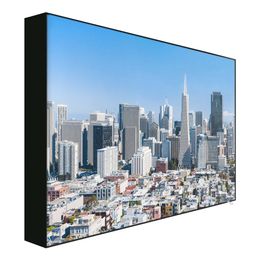 Bilderwelten Akustik-Wechselbild San Francisco Skyline
