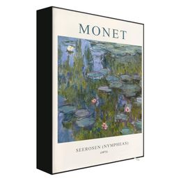 Bilderwelten Akustik-Wechselbild Claude Monet - Seerosen (Nympheas) - Museumsedition