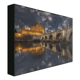 Bilderwelten Akustik-Wechselbild Ponte Sant'Angelo in Rom