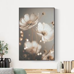Akustik-Wechselbild Blumen mit Bokeh