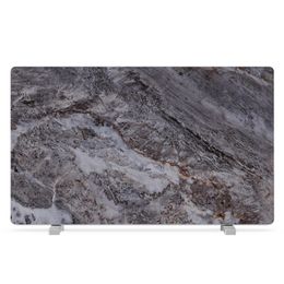 Klarstein MarmoHeat Infrarot-Panel 600 W 5 - 9 m&sup2; Marmor-Design 70 cm x 100 cm black_marble 600 W