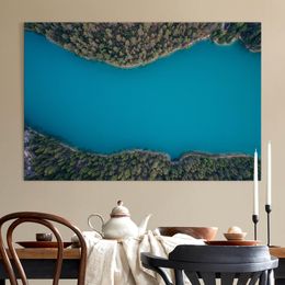 Akustikbild Luftbild - Tiefblauer See