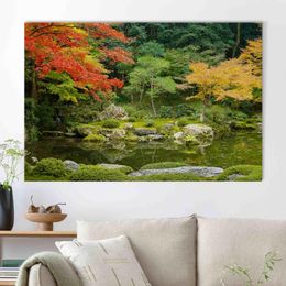 Bilderwelten Akustikbild Japanischer Stadtpark