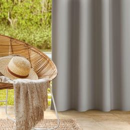 Bilderwelten Outdoor Vorhang nach Ma&szlig; blickdicht gr&uuml;n Sonnenschutz Unifarben mit &Ouml;sen - Shady Spice - wetterfest Balkon Pergola