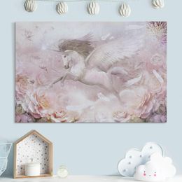 Akustikbild Pegasus Einhorn mit Rosen