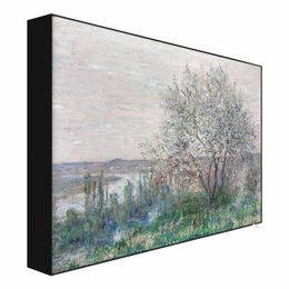 Bilderwelten Akustik-Wechselbild Claude Monet - Fr&uuml;hlingsstimmung
