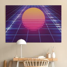 Akustikbild Retro Video mit Kreis