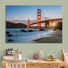 Akustikbild San Francisco bei D&auml;mmerung
