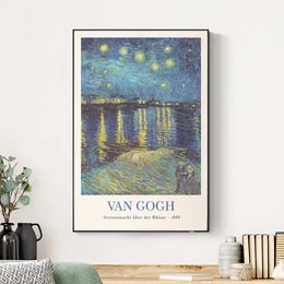 Akustik-Wechselbild Vincent van Gogh - Sternennacht - Museumsedition