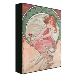 Bilderwelten Akustik-Wechselbild Alfons Mucha - Vier K&uuml;nste - Die Malerei
