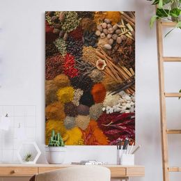 Bilderwelten Akustikbild Exotische Gew&uuml;rze