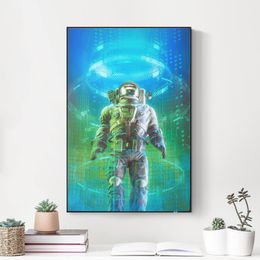 Akustik-Wechselbild Astronaut in R&ouml;hre