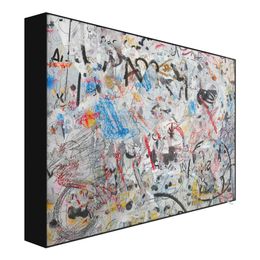 Bilderwelten Akustik-Wechselbild Grafische Street Art Kollage