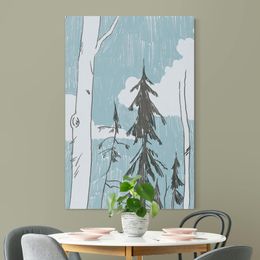 Akustikbild Gezeichneter Wald