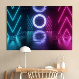 Akustikbild Bunte Neonlichter