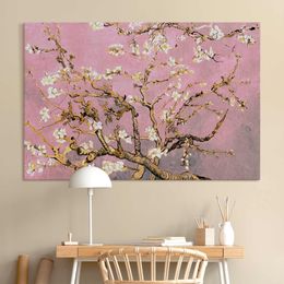Akustikbild Vincent van Gogh - Mandelbl&uuml;te in altrosa