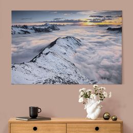 Akustikbild Blick &uuml;ber Wolken und Berge