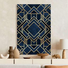 Bilderwelten Akustikbild Art Deco Gold