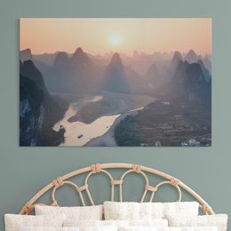Akustikbild Sonnenaufgang in Berglandschaft