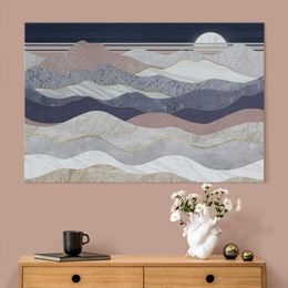 Akustikbild Wellenf&ouml;rmige Berglandschaft