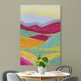Akustikbild Sonnige Abstrakte Landschaft