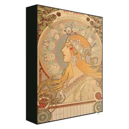 Bilderwelten Akustik-Wechselbild Alfons Mucha - Sternkreiszeichen