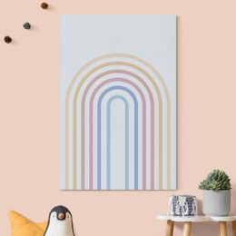 Akustikbild Pastell Regenbogen