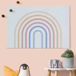 Akustikbild Pastell Regenbogen