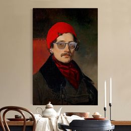 Akustikbild Portrait eines Hipsters