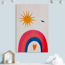 Akustikbild Sonnenschein und Regenbogen