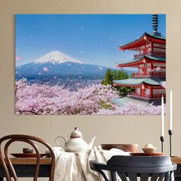 Akustikbild Chureito Pagode und Fuji