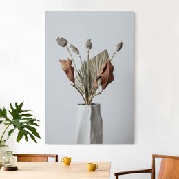 Bilderwelten Akustikbild Trockenblumen-Strau&szlig;