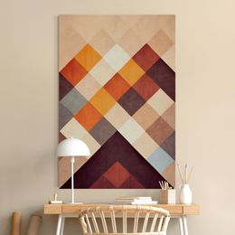 Akustikbild Warmes Geometrie Muster