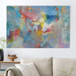 Bilderwelten Akustikbild Pastell-Explosion