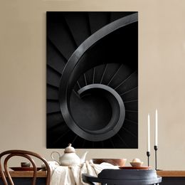 Akustikbild Schwarze Sechs im Treppenhaus
