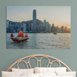 Akustikbild Dschunke im Victoria Harbour