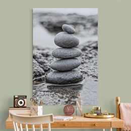 Akustikbild Steinturm im Wasser