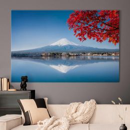 Akustikbild Berg Fuji im Herbst