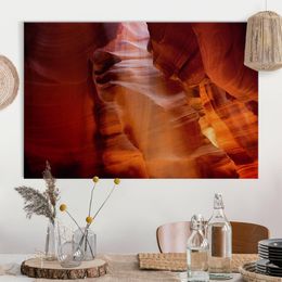 Bilderwelten Akustikbild Natur orange Motiv Schallschutzbild - Antelope Canyon - Amerika Wohnzimmer Schlafzimmer